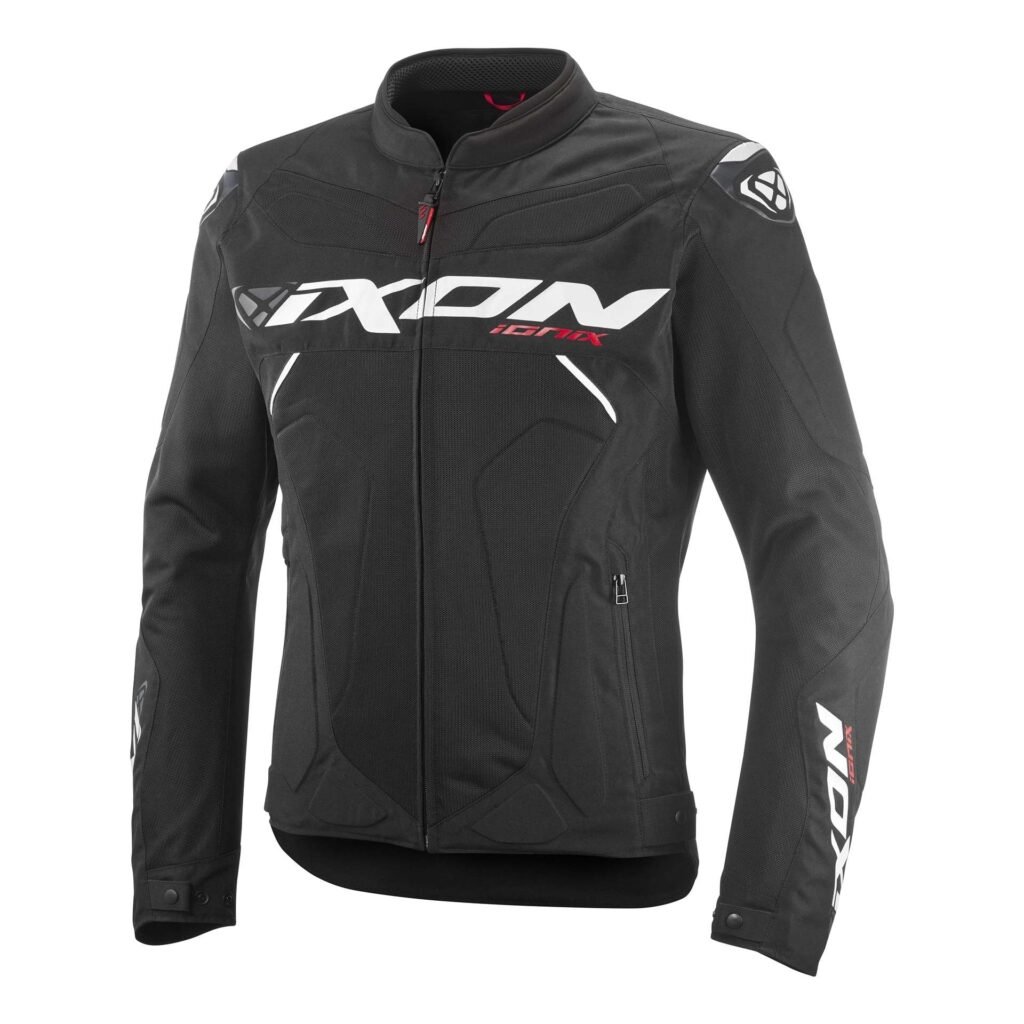 Blouson IXON Ionix (Noir/Blanc) - Prix Tunisie